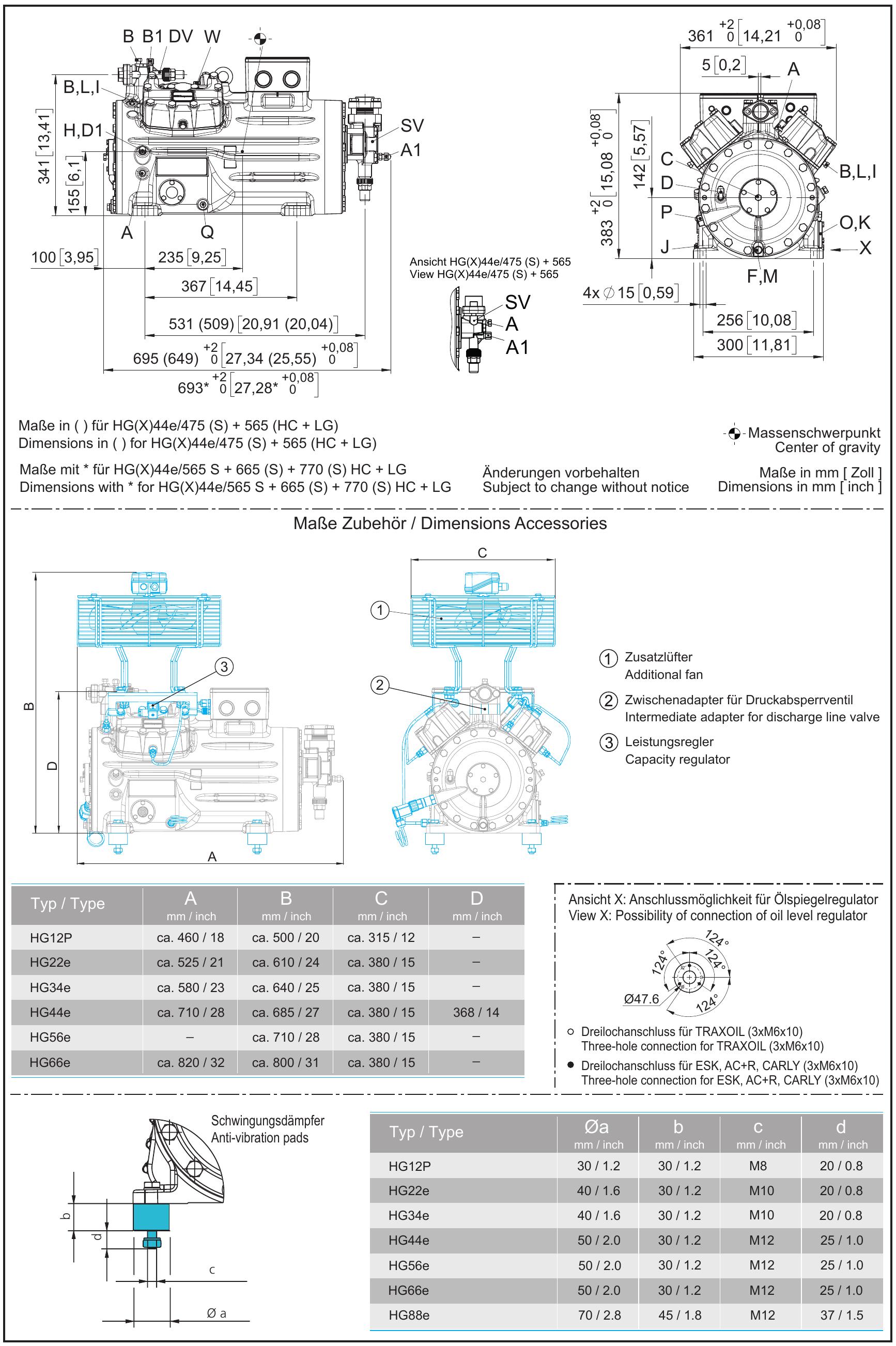 COMPRESSOR BOCK SEMI HERM HGX44E/665-4 S 380-420V 3PH 50 - Airefrig